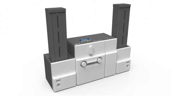 SMART-70 Printer (Duplex) with 500-Card Input Hopper, Flipper & 500-Ca